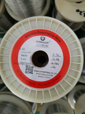 China Resistance Ni80 Nichrome Wire Customized Dimensions For Heating Elements for sale