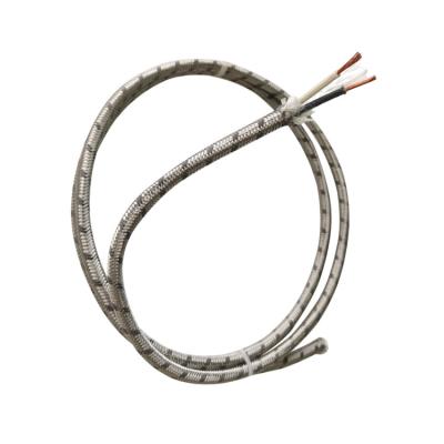 China SS304 Sheath Type T Thermocouple Cable Fiberglass Insulated DC 500V for sale