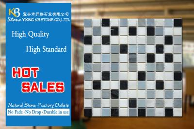 Cina Pollice di marmo decorativo X12 delle tessere 12 di colore misto per la casa in vendita