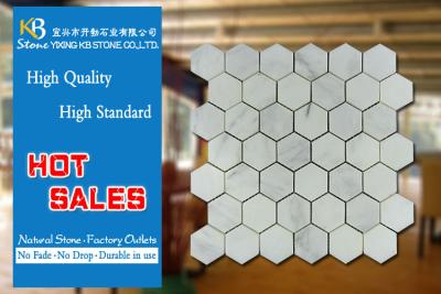 China Eastern White China Coffee Custom Craft Mosaic Tiles Cut Blocks for sale