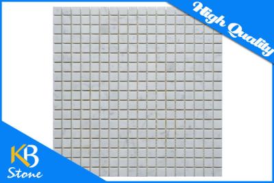 Cina Il pollice 12 X12 smerigliatrice le mattonelle di marmo bianche di Bianco Carrara, mosaici del bagno per lo stagno/stazione termale in vendita
