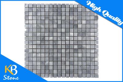 Cina La pietra naturale ha lucidato la piastrella per pavimento di marmo del mosaico/i materiali da costruzione mosaico quadrato grigio dell'Italia in vendita