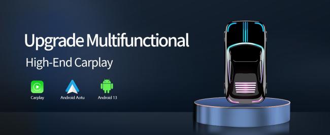 Carplay Box device showing connection ports