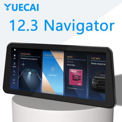 China 12.3 Zoll großer Bildschirm BMW Car Navigation Systems Upgrade Android Screen Changer zu verkaufen
