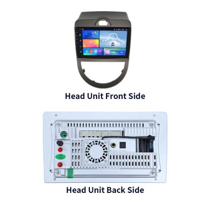 China Yuecai 9inch Iron GrayTouch Screen Display Ips/Qled/2k Car Dvd Player Gps Navigation System Head Unit for KIA SOUL 2008-2012 with Carplay/Auto and DSP for sale