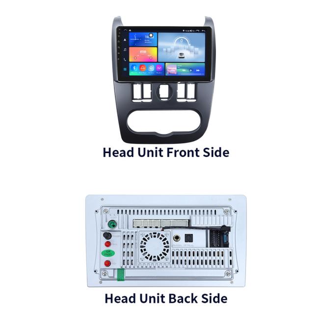 LADA LARGUS car DVD player installed view