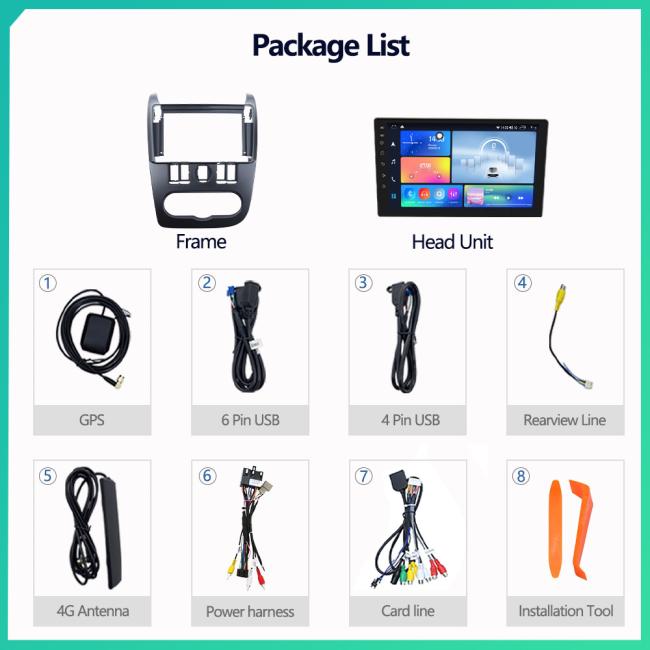 LADA LARGUS car DVD player packaging