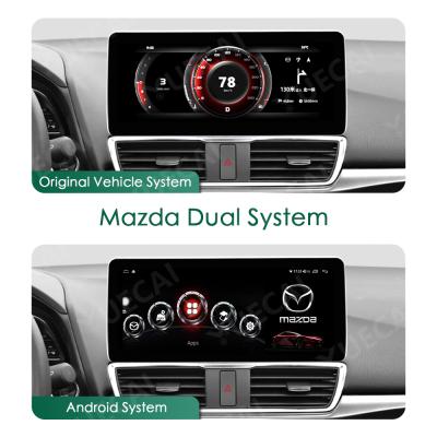 China QLED Display Car DVD Player Carplay Android Auto Mazda3 for sale