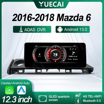 China Black Mazda6 2016-2018 Cars Head Unit Support WIFI Bluetooth 5.0 Cars Head Unit for sale