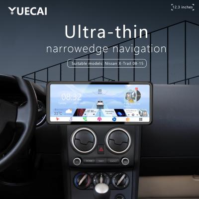 중국 12.3 인치 안드로이드 자동차 헤드 유닛 닛산 X-트레일 2008-2015 판매용