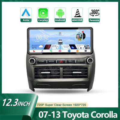 중국 12.3인치 안드로이드 카 스테레오 (토요타 코롤라용, 안드로이드 오토 지원) 판매용