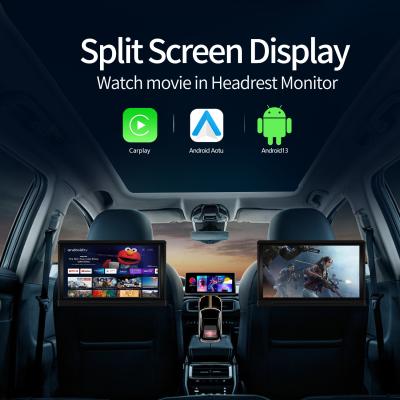 China Factory Price 7 Colors ABS Material Android Carplay Box Wireless Carplay Adapter with 5G WIFI BT 5.0 2IN1 Wireless for sale