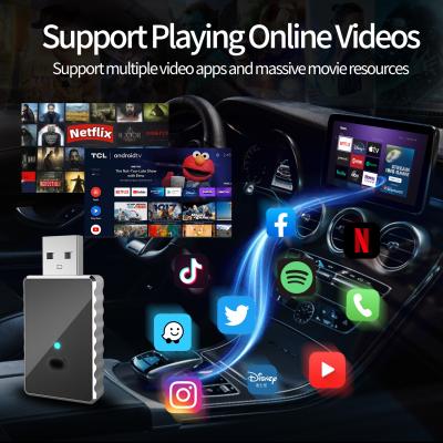 China Plug And Play Android Carplay Box with USB Type-A and USB Type-C Connectivity for Universal Fitment for sale