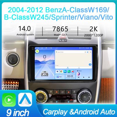 China Factory Wholesale Price Android Car Screen for Benz A-Class W169/B-Class W245/Sprinter/Viano/Vito 2004-2012 Model Year Car Head Unit for sale