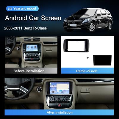 China 9Inch Car Head Unit with 7865 Navigation Screen for Benz R-Class 2006-2011 - Carplay Android Auto ABS Stereo Radio for sale
