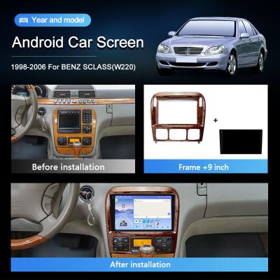China 9Inch 7865 Navigation Screen Android Car Stereo with Android Auto and Carplay for BENZ SCLASS(W220) 1998-2006 for sale