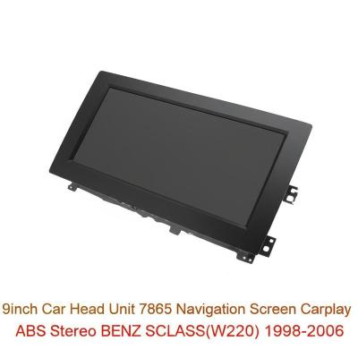 China 9Inch 7865 Navigation Screen Android Car Stereo with Android Auto and Carplay for BENZ SCLASS(W220) 1998-2006 for sale