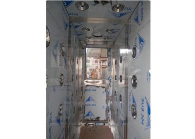 China Custom Intelligence Clean Room Air Shower With Auto Slide Door , Stainless steel for sale