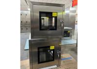 China SUS 304 Electrical Interlock Cleanroom Pass Box Transfer Window for sale