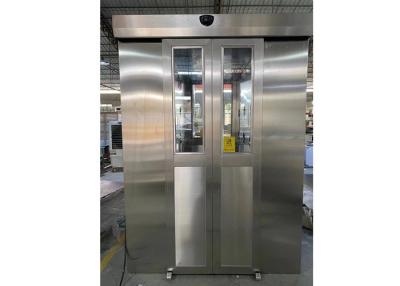 China Túnel de la ducha de aire de la puerta deslizante con velocidad ajustable de 3 ventiladores en venta