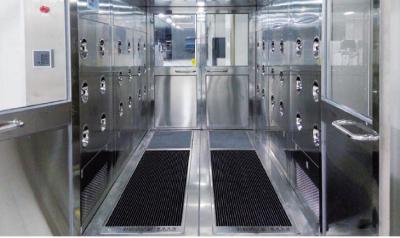 중국 마이크로 전자공학 통제 시스템을 가진 스테인리스 공기 샤워 통행/갱도 판매용