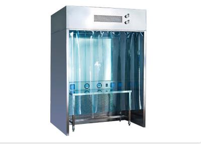 China Stainless Steel Sampling Booth Custom Weight 220V Power Supply Silver Color for sale
