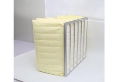 China Bag Filter With Synthetic Fiber Low Initial Pressure Galvanized Steel Framework for sale