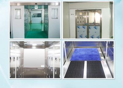 China LED licht lucht douche kamer met 200 Pa druk interlock systeem voor cleanroom Te koop