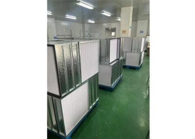 China 0.12um Glassfiber Pleated Air Filter With Customized Size And Material for sale