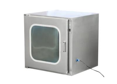 China Keys Included 600*600*600mm Internal Work Zone Static Pass Box For Clean Room for sale