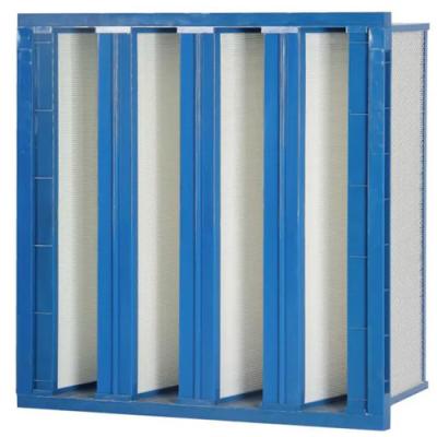 China Plastic Frame V Bank Filter For Clean Room Filtration And Performance In Industrial Environments for sale