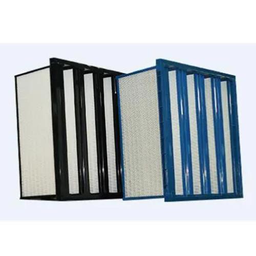 Plastic Frame V Bank Filter For Clean Room Filtration And Performance In Industrial Environments