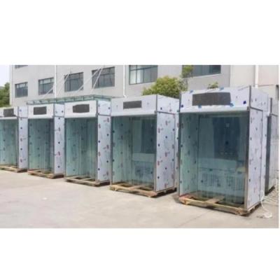 China Stainless Steel Laminar Flow Booth for Powder Weighting H13 F6 G3 Filtration Step for sale