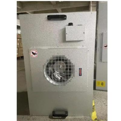 China Centrifugal Fan Type Fan Filter Unit With 900m3/h Rated Air Volume And Silver Finish for sale