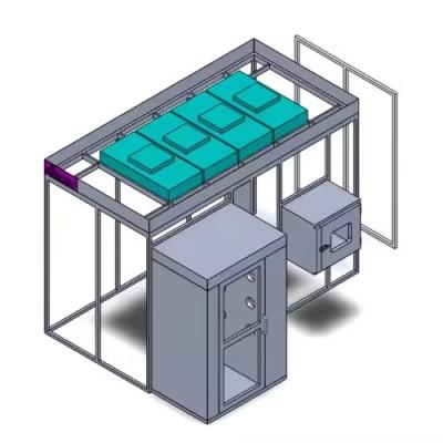 Cina Sala pulita originale a parete morbida per la produzione farmaceutica Bianco in vendita
