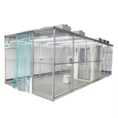 China White Clean Booth Class 10-10000 Cleanliness for Superior Cleanroom Performance for sale