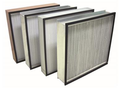 China Aluminium Frame H13 Deep Pleat HEPA Filter Glass Fiber Midea For Industry for sale