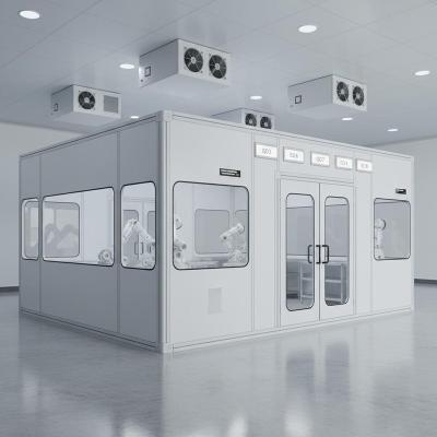 China Customizable Size Modular Cleanroom Solutions with ISO Class 5 to ISO Class 8 for Relocatable Controlled Environments for sale