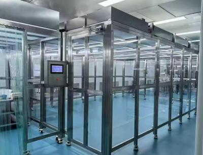 China PVC Vinyl Floor Modular Cleanroom With Integrated Ceiling HEPA Filters Easy To Clean And Maintain Modular Cleanroom Space for sale