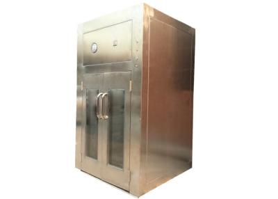China Pharmaceutical Air Shower Pass Box For Clean Room , Horizontal / Vertical Air Flow for sale