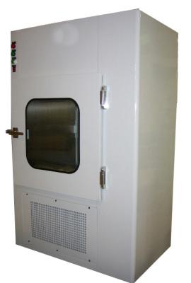 China Electric Interlock Modular Cleanroom Air Shower Pass Through Box with HEPA Filter for sale