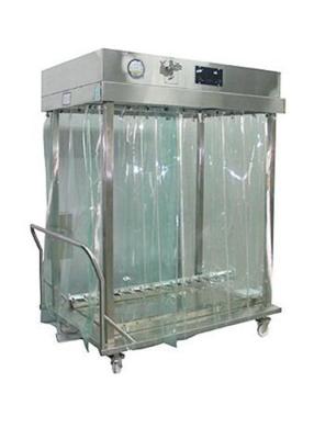 China Class 100 Laminar Flow Cabinets Clean Room Trolley With Stainless Steel for sale