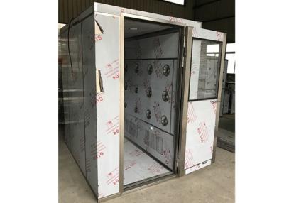 China Customized Size Cleanroom Air Shower With Intelligent Voice Air Shower Prompt for sale