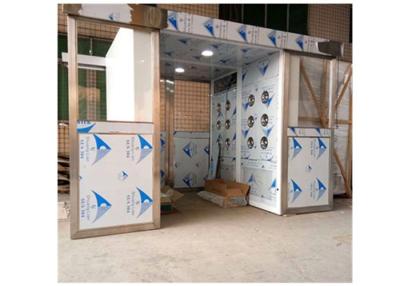 China Low Noise Air Shower Clean Room Auto Double Sliding Door For Precise Instrument Industry for sale
