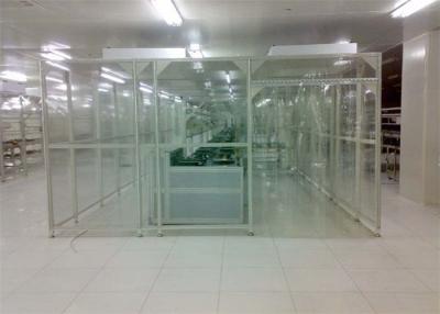 China Workshop Modular Purification 0.5m/S Softwall Clean Room for sale