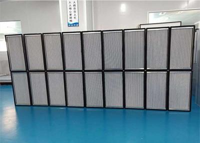 China Galvanized Steel Frame HEPA Filter With Aluminum Foil Separator for sale