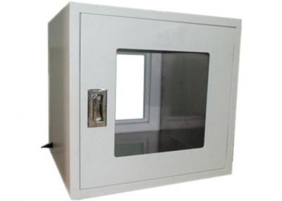 China 380V/50HZ Or 220V/50HZ Clean Room Pass Through Box Single / Double Swing Door for sale
