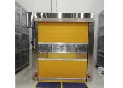 China Túnel de la ducha de aire de las puertas del obturador de la voluta con el gabinete de acero inoxidable y el filtro de HEPA en venta