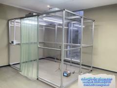 Power Coated Steel Softwall Cleanroom Pharmaceutical , Vertical Laminar Air Flow Chamber