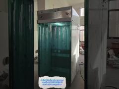 Προσαρμοσμένο PLC ελεγχόμενο θάλαμο ζύγισης με οθόνη LCD Ασημένιο σχεδιασμό από ανοξείδωτο χάλυβα